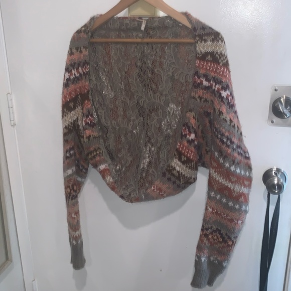 Free People | Sweaters | Free People Carnival Cardigan Sweater Shrug ...